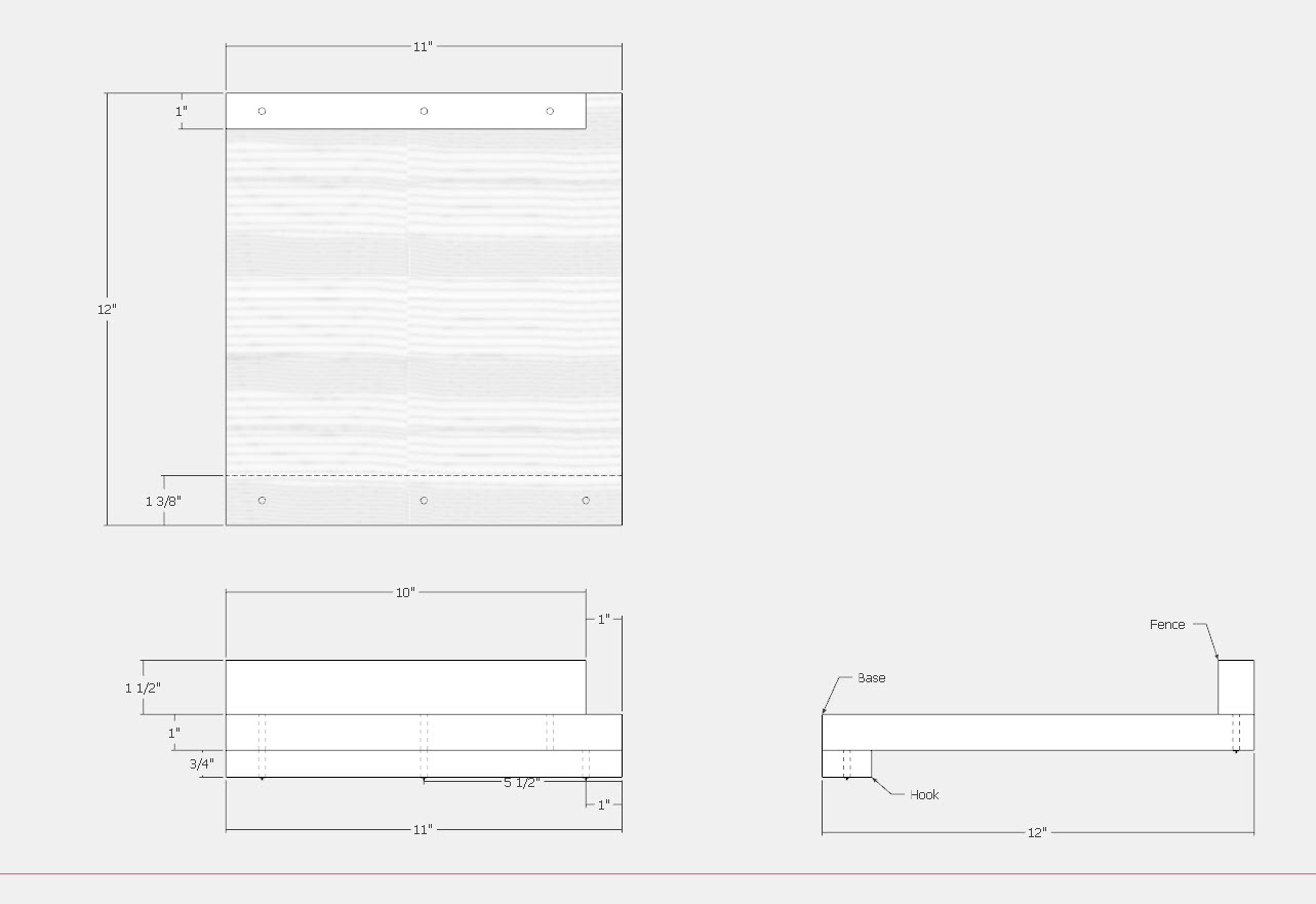 A bench hook in SketchUp - FineWoodworking