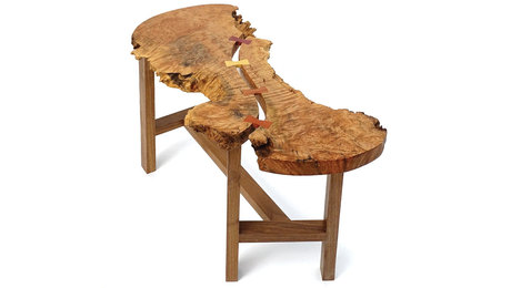 Big-leaf maple burl table - FineWoodworking