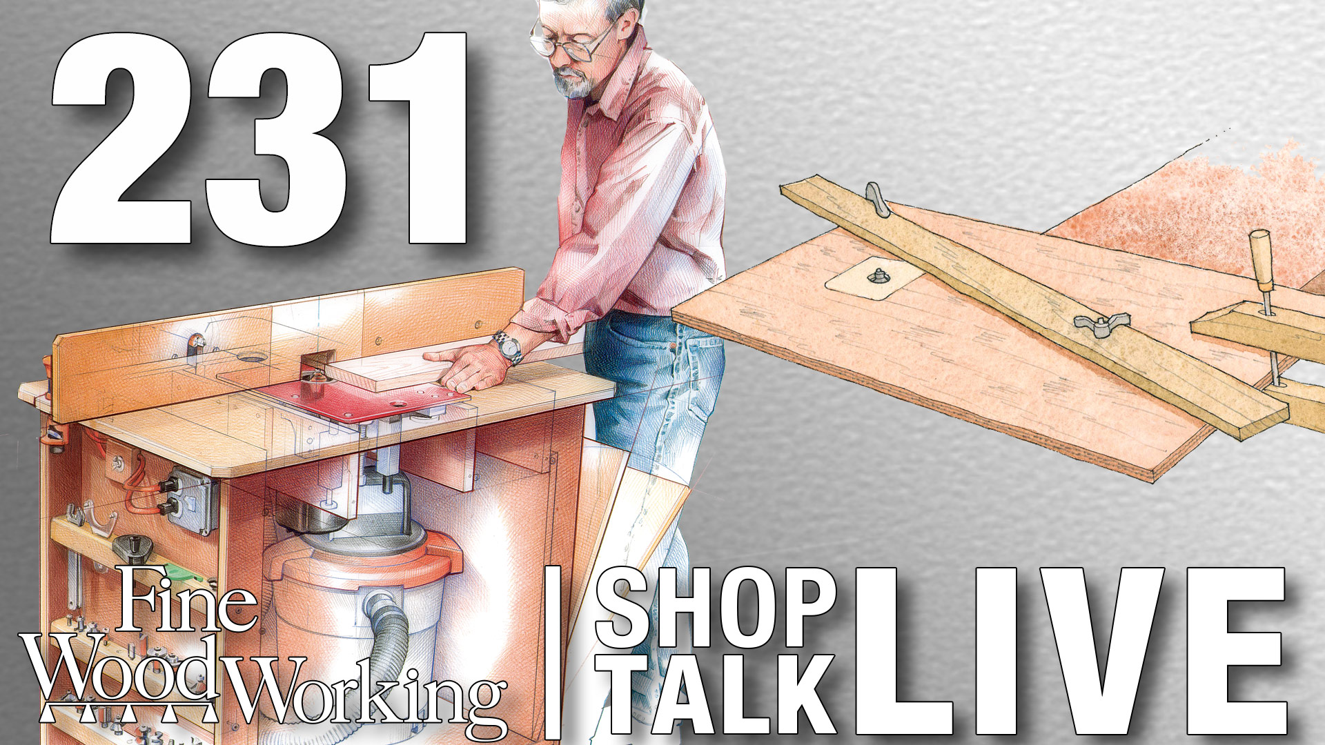 STL231: Fancy router tables vs. plywood with a hole in it - FineWoodworking