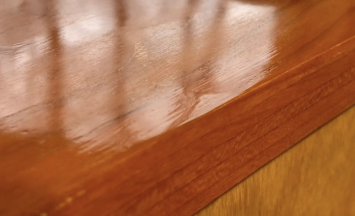 Splotchy Cloudy Finish using GF High Performance Gloss - FineWoodworking