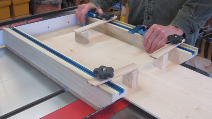 Bevel Sled construction and use. Including 5-cut method to calibrate ...