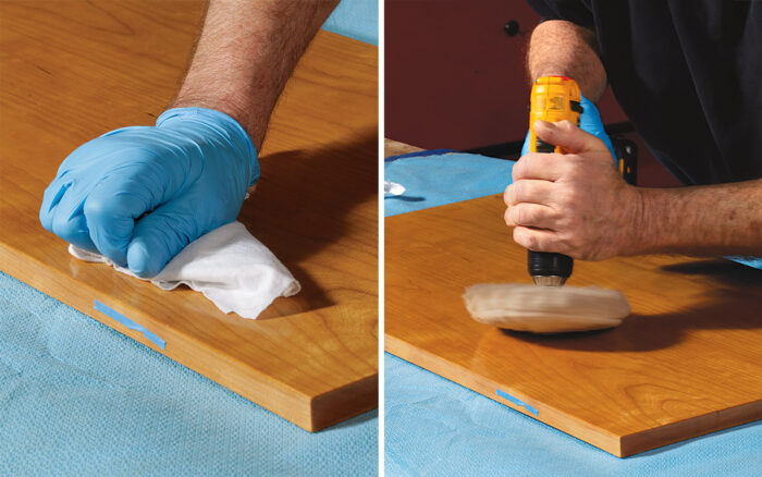 How to rub out a varnish to a mirror shine - FineWoodworking