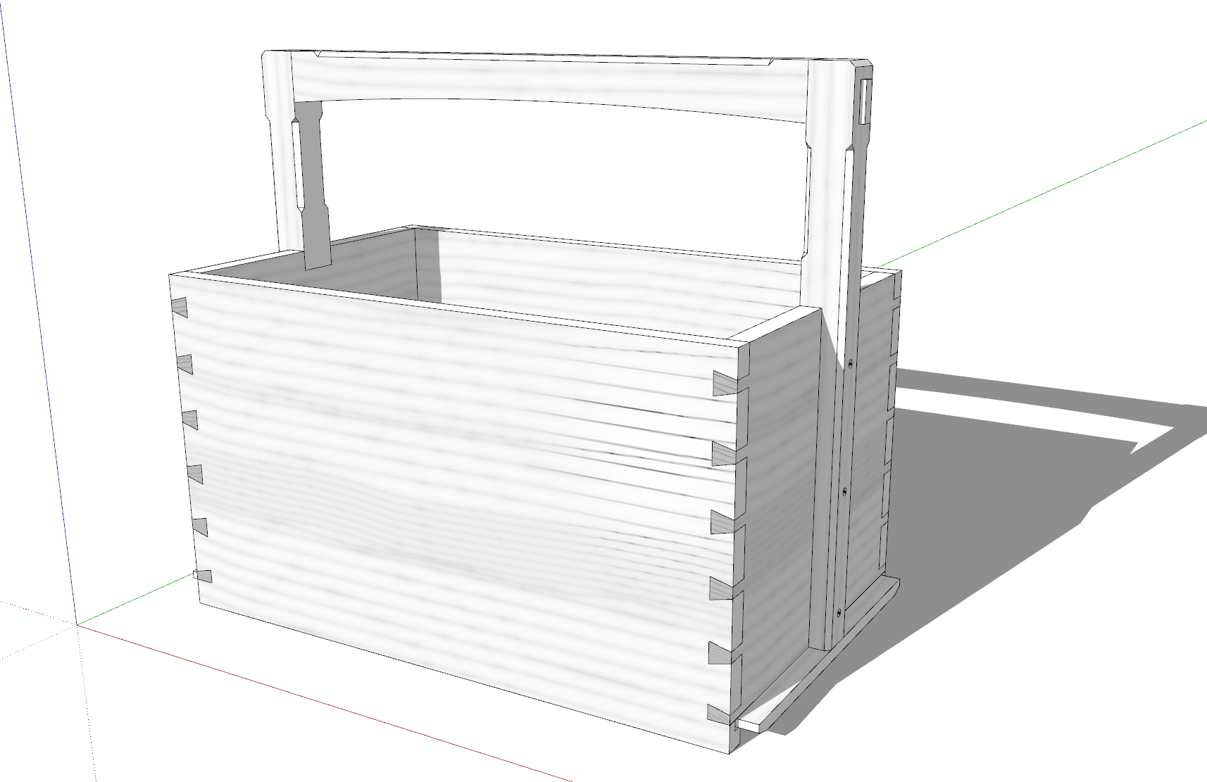 SketchUp to shop - A case box - FineWoodworking