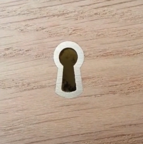 Small Brass Keyhole Inserts - FineWoodworking
