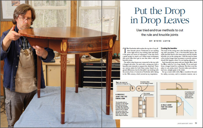 Tips for drop-leaf tables - FineWoodworking