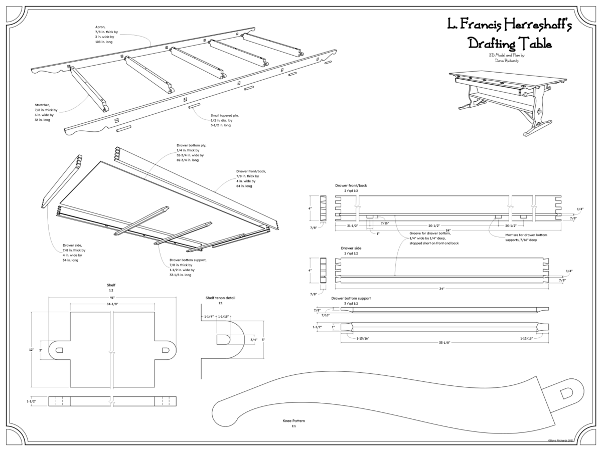 Creating a plan with SketchUp and LayOut - FineWoodworking