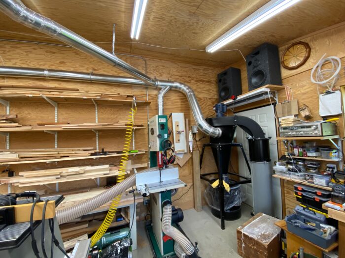 Dust collection for small shop - FineWoodworking