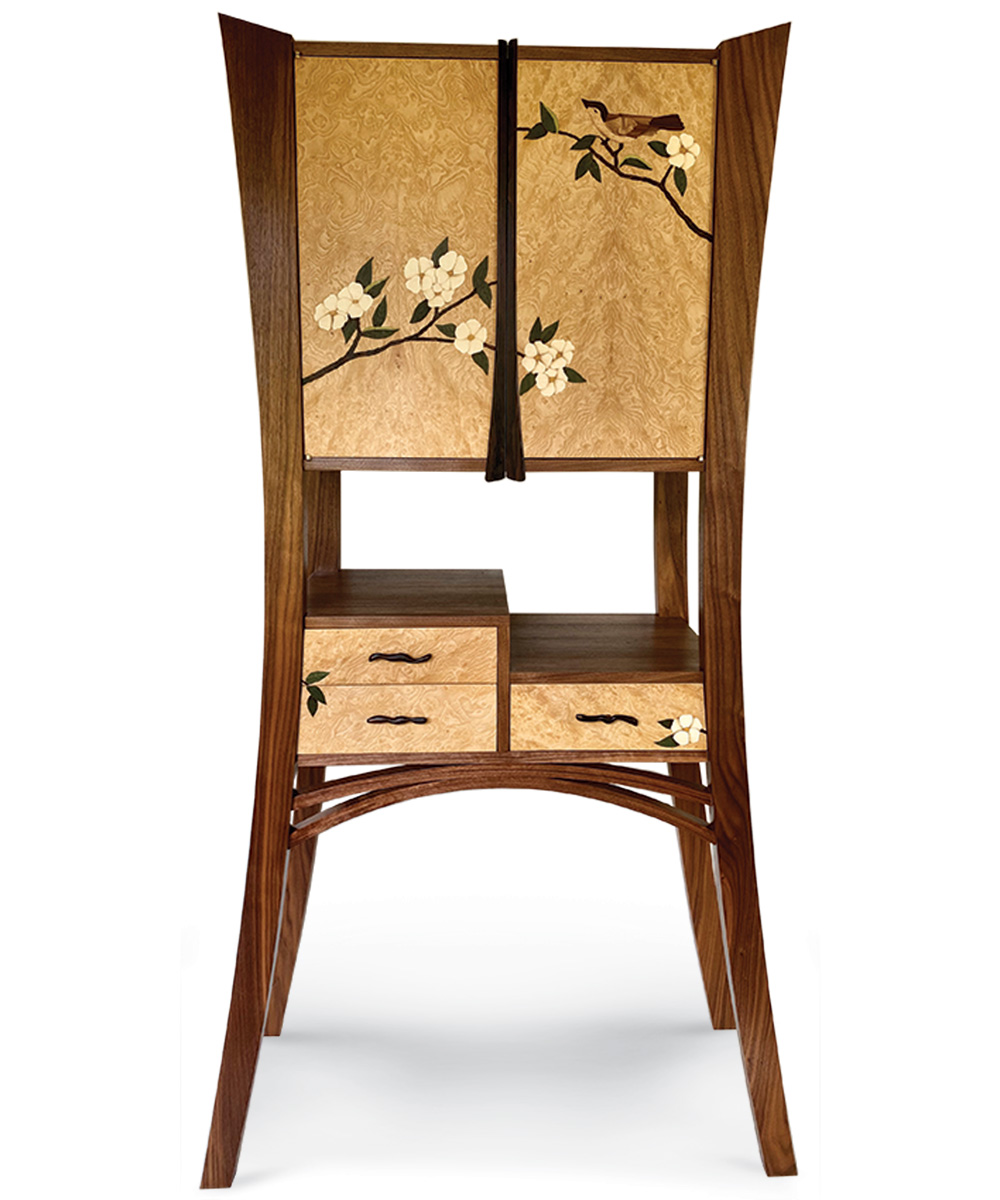 Krenov Cabinet with an Asian Twist - FineWoodworking