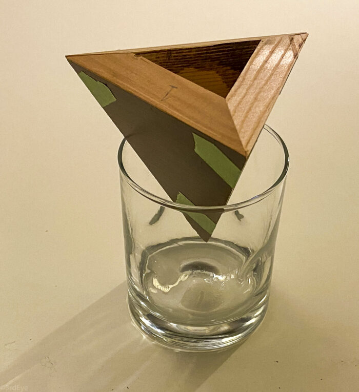 How to cut the miters for a tetrahedron, using a sliding miter saw ...