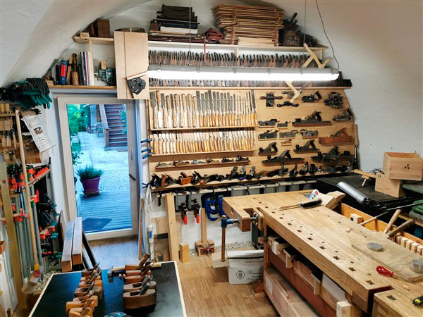 A gallery of shopmade tools, benches, and other shop items ...