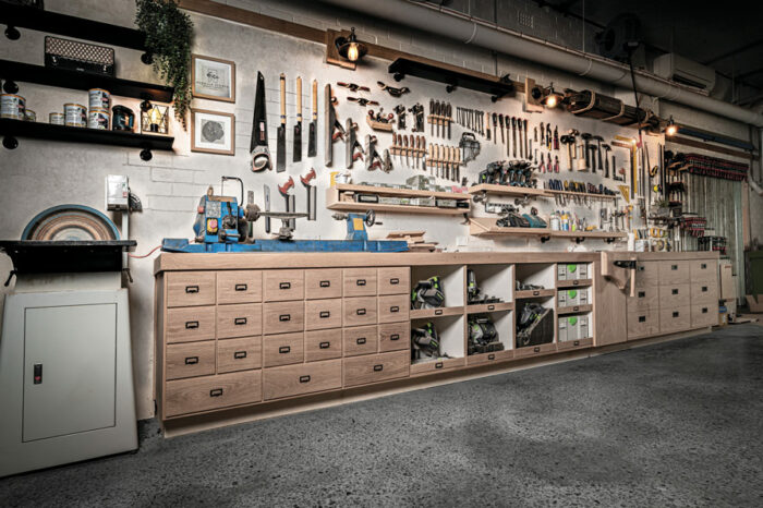 A gallery of shopmade tools, benches, and other shop items ...