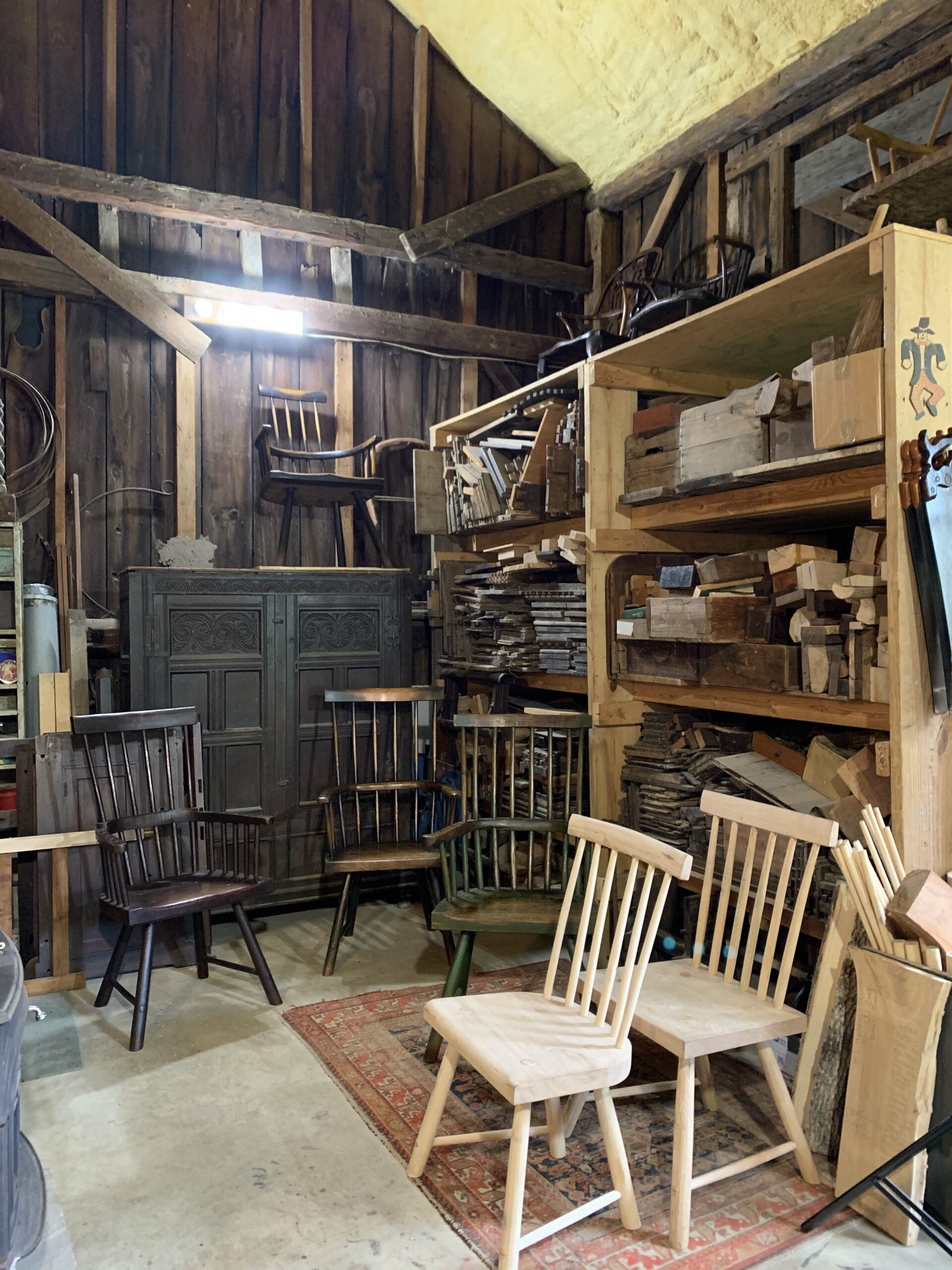 A look inside the shop of chairmaker John Porritt - FineWoodworking