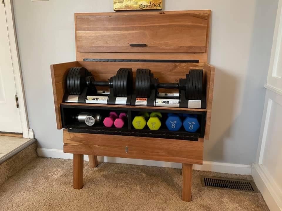 Dumbbell Storage Chest - FineWoodworking