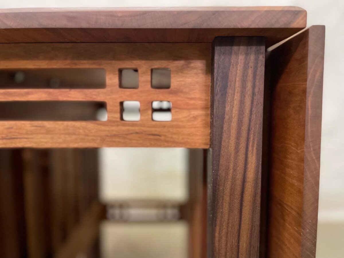 Cherry and Walnut Drop Leaf Table - FineWoodworking