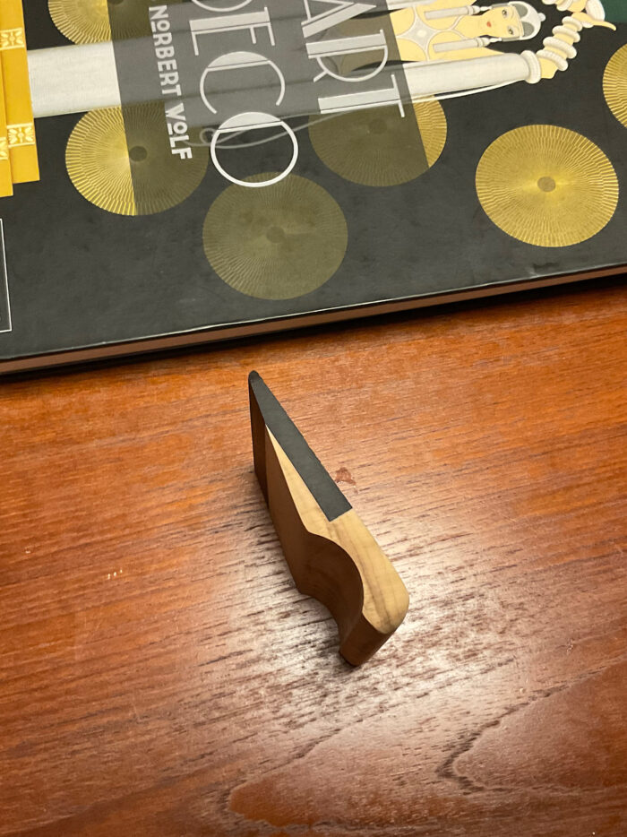 Ebony "boots" for curved table legs - FineWoodworking