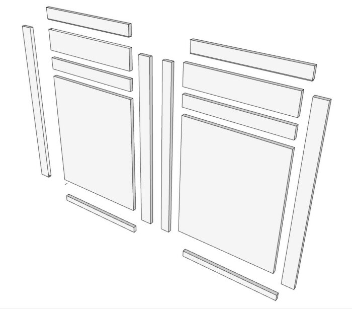 Inset doors from cutouts for cabinets - FineWoodworking