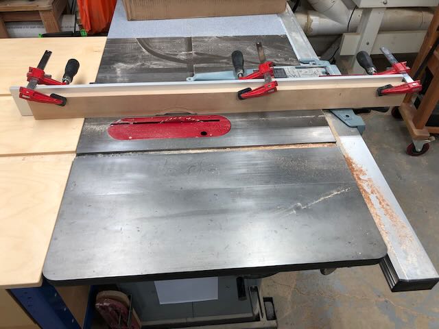 Sacrificial fence on a Unifence - FineWoodworking