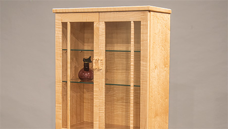 Curly Maple Cabinet-On-Stand - FineWoodworking