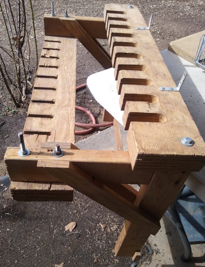 Woodworkers Bar Clamp Rack - FineWoodworking