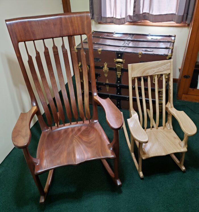 Sam Maloof Hal Taylor Hybrid Rocking Chair - FineWoodworking