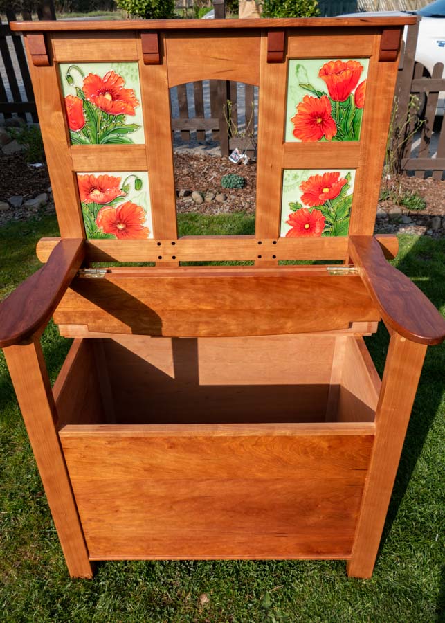 Cherry seat-chest - FineWoodworking