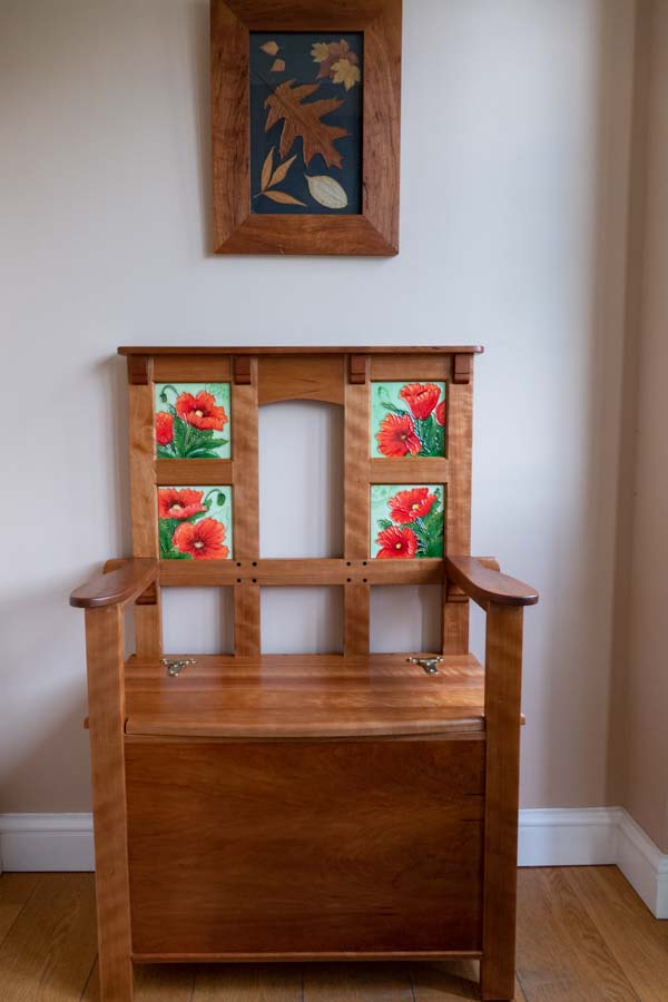 Latest project - a cherry seat-chest - FineWoodworking