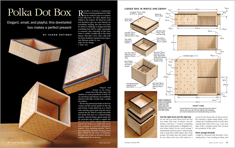 Build a small box with mitered dovetails - FineWoodworking