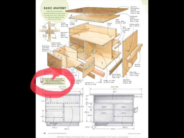 Best-ever Outfeed Table Plans? - FineWoodworking
