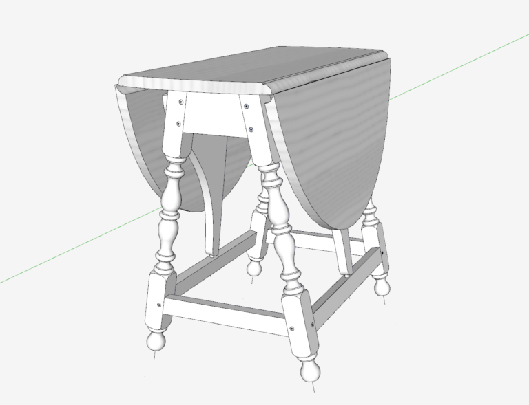 Creating a "rule joint" on a 17th-century butterfly table - FineWoodworking