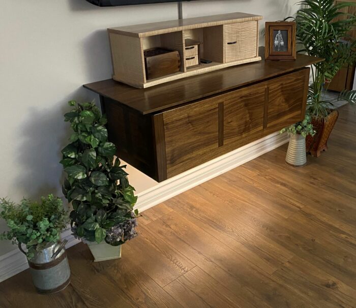 Floating Wall Cabinet with Floating Top - FineWoodworking