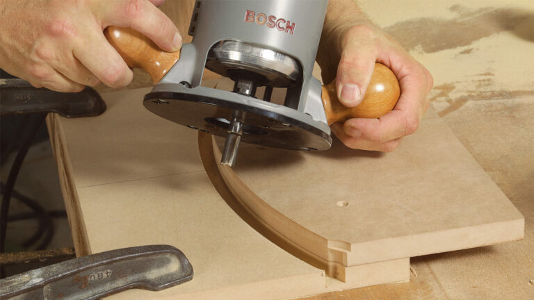 Making a complementary routing template - FineWoodworking