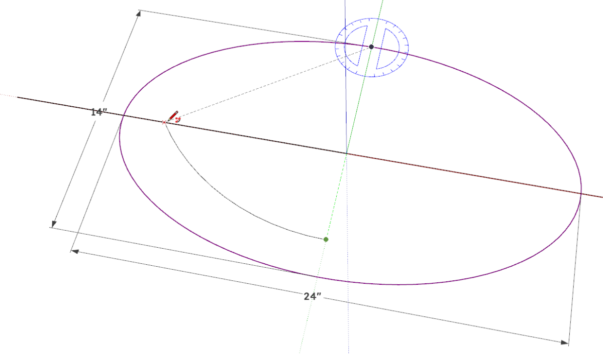 Drawing ellipses in SketchUp - FineWoodworking