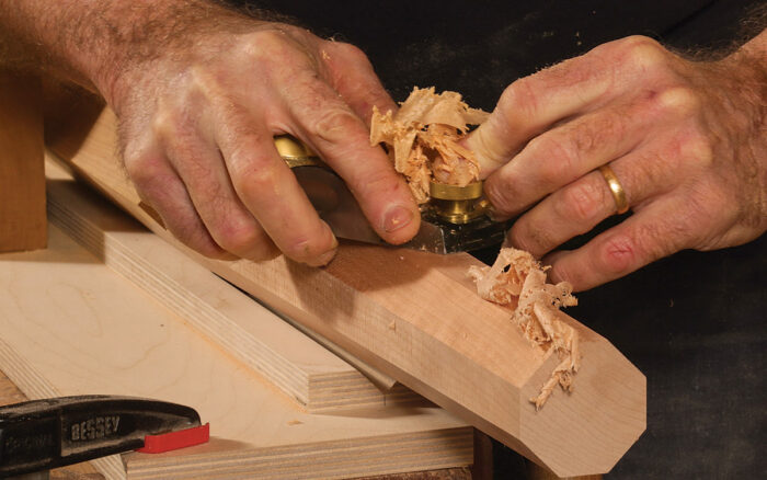 Build a sled for octagonal tapers - FineWoodworking