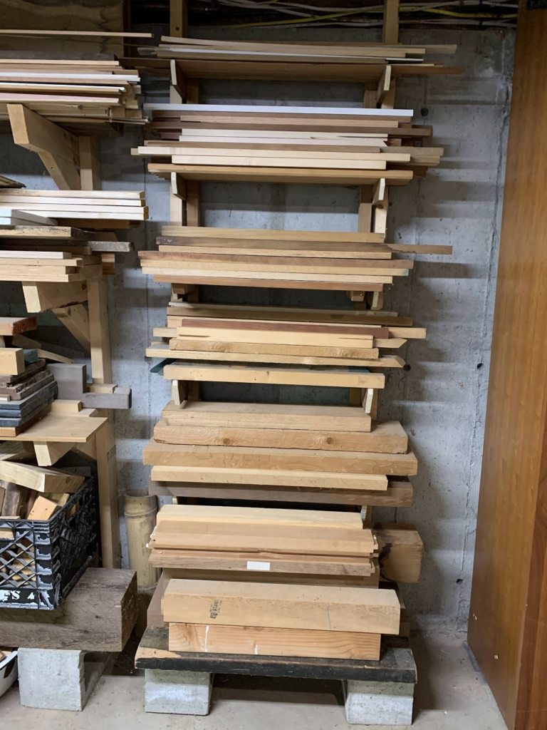 Wood storage simplified - FineWoodworking