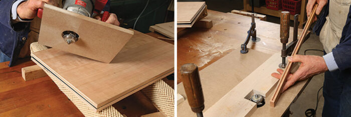 How to make a leather tabletop - FineWoodworking
