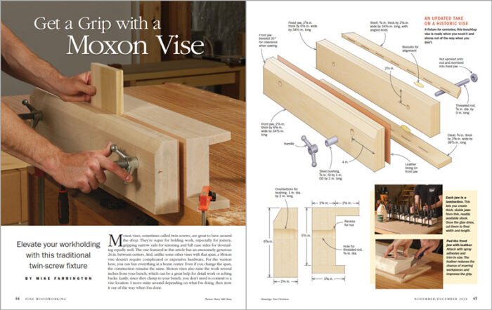 How to build a Moxon vise - FineWoodworking