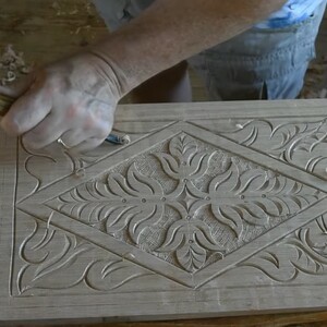 Hand-routed lettering - FineWoodworking