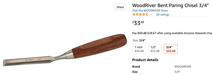 Bent chisels - FineWoodworking