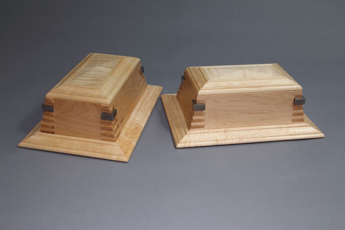 Maple box with stainless steel quoins - FineWoodworking