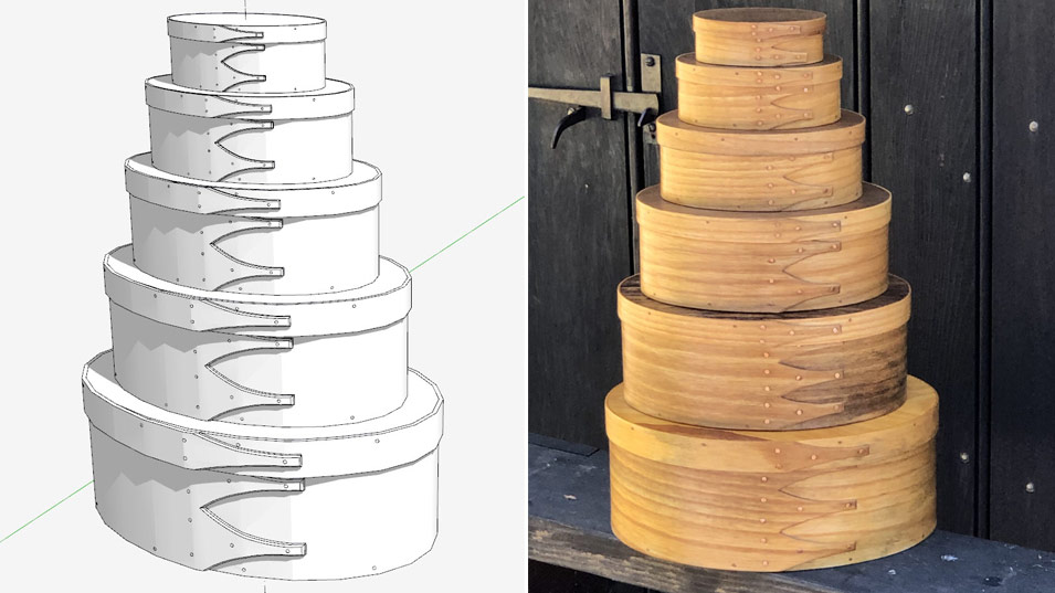 Resizing Shaker Oval Boxes - FineWoodworking