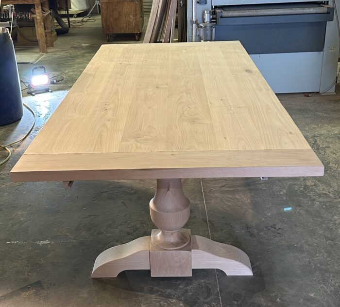 Staining alder pedestal base - FineWoodworking