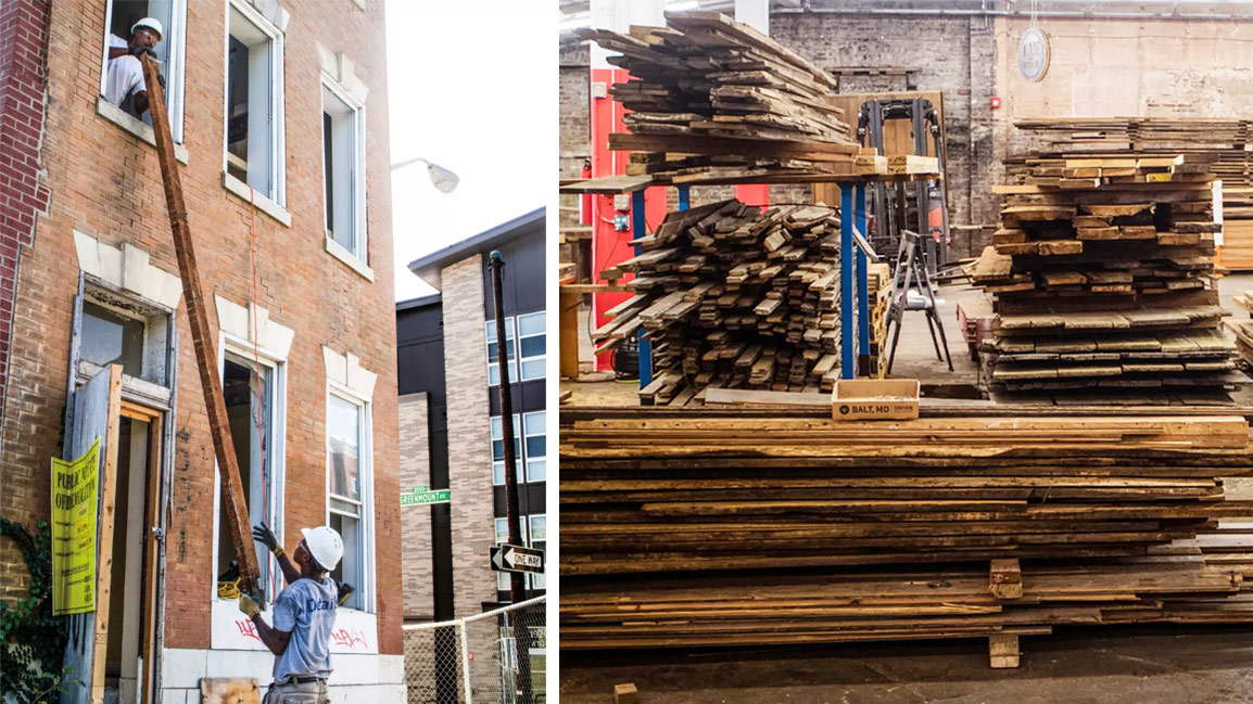 Reclaimed urban lumber gives back to the community - FineWoodworking