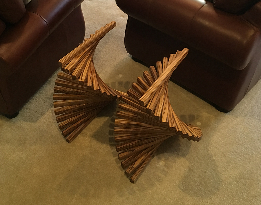 The Helix Table: A piece with multiple personalities - FineWoodworking