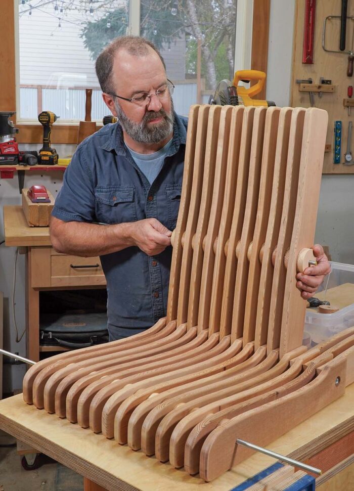 Form-fitting outdoor chair - FineWoodworking