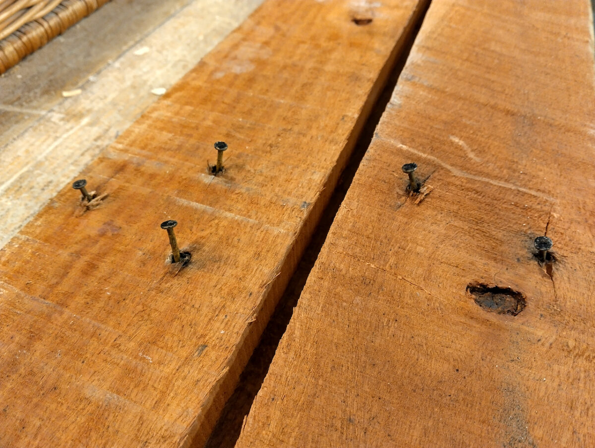 Extracting stubborn nails from reclaimed wood - FineWoodworking