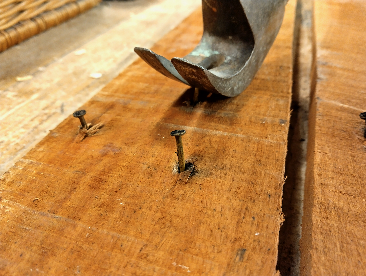 Extracting stubborn nails from reclaimed wood - FineWoodworking