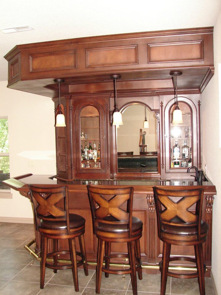 Basement Pub - FineWoodworking