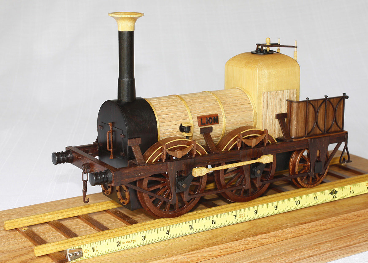 "Lion" locomotive model - FineWoodworking