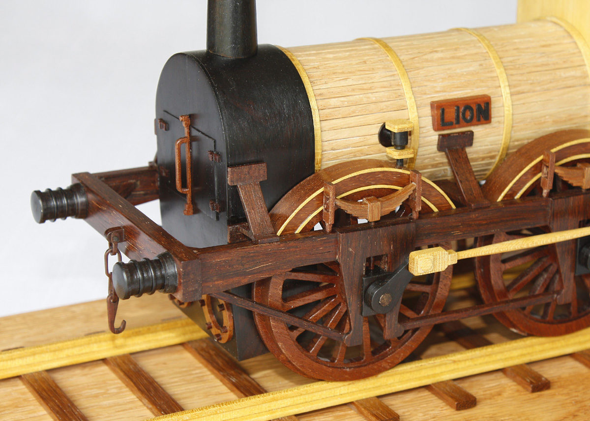 "Lion" locomotive model - FineWoodworking