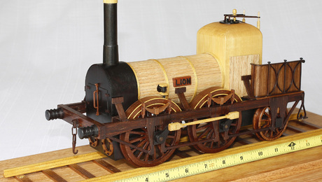 "Lion" locomotive model - FineWoodworking